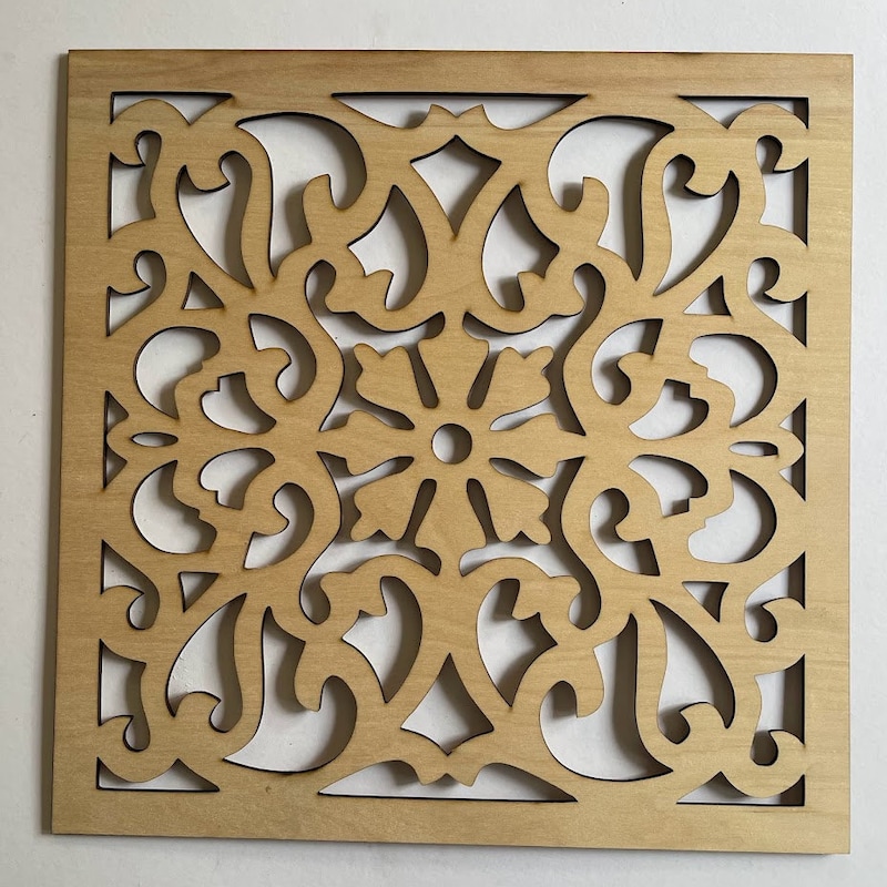 Laser Cut Wood Panel - Etsy