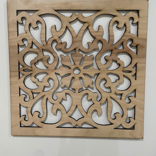 Laser Cut Wood Panel - Etsy