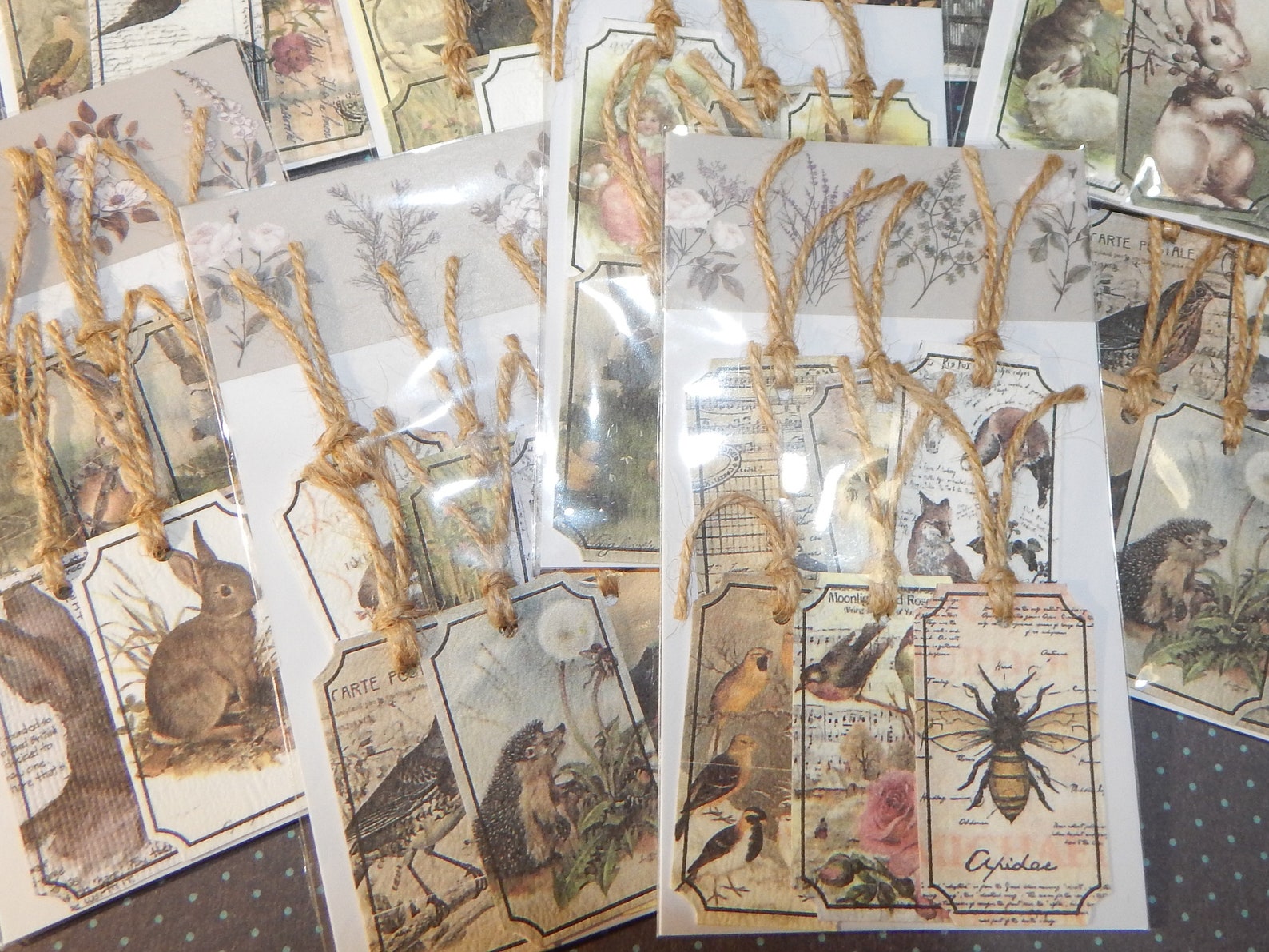 Tiny Ticket Tags PK6 Ephemera, Scrapbooking, Happy Mail, Snail Mail ...