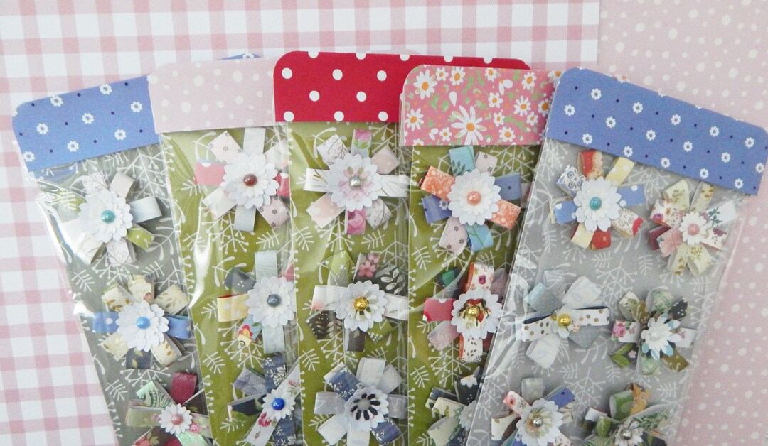 Handmade Paper Flowers Scrapbooking/papercrafts/junk Journal/card ...