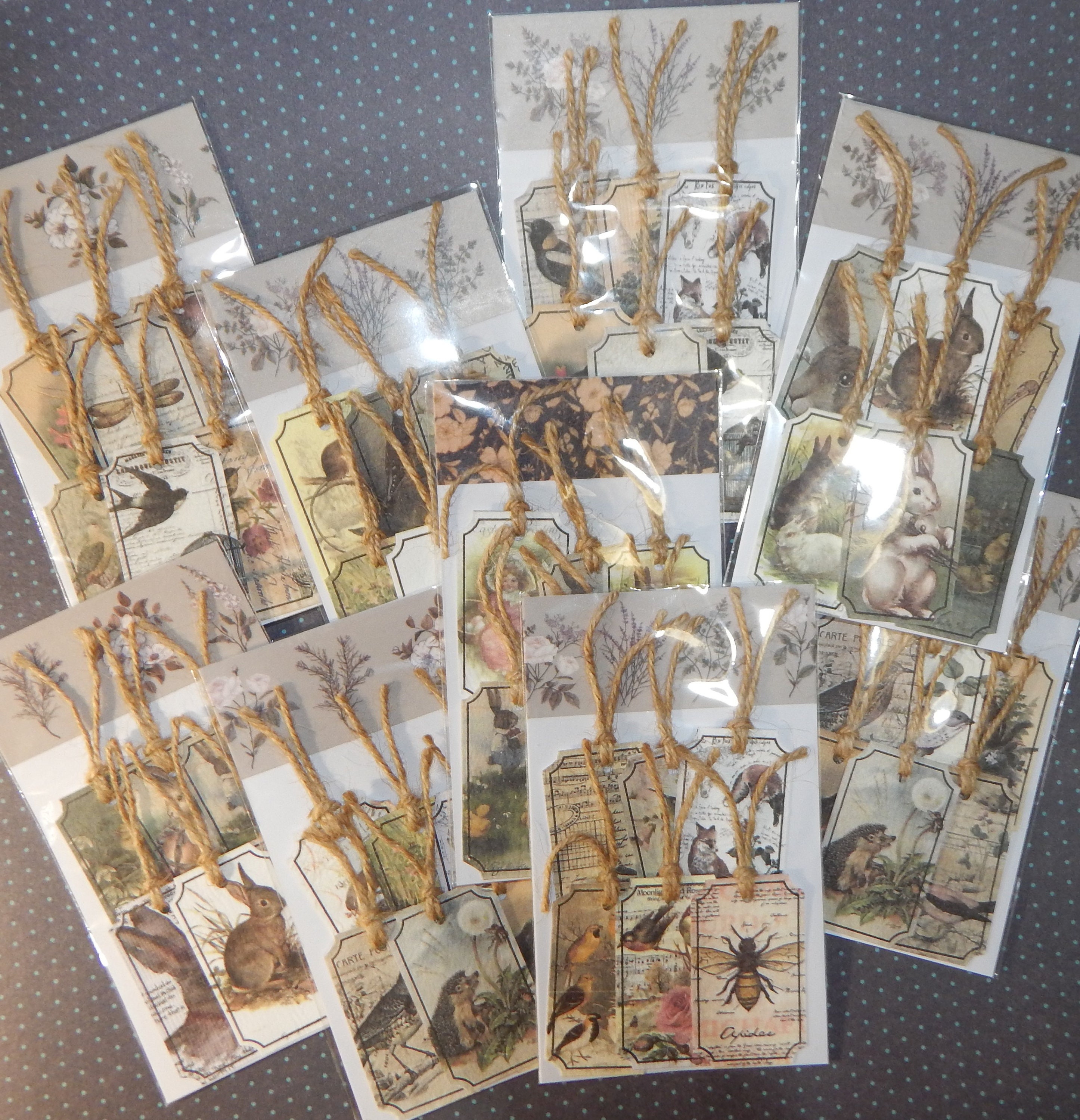 Tiny Ticket Tags PK6 Ephemera, Scrapbooking, Happy Mail, Snail Mail ...