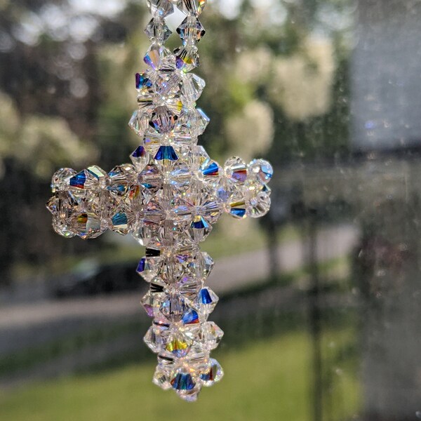 Swarovski Cross - Etsy