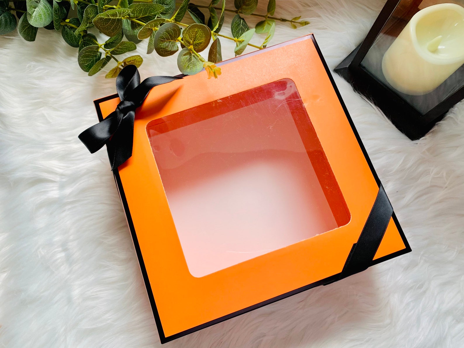 Personalized Small Gift Box With Clear Lid & Ribbon - Etsy
