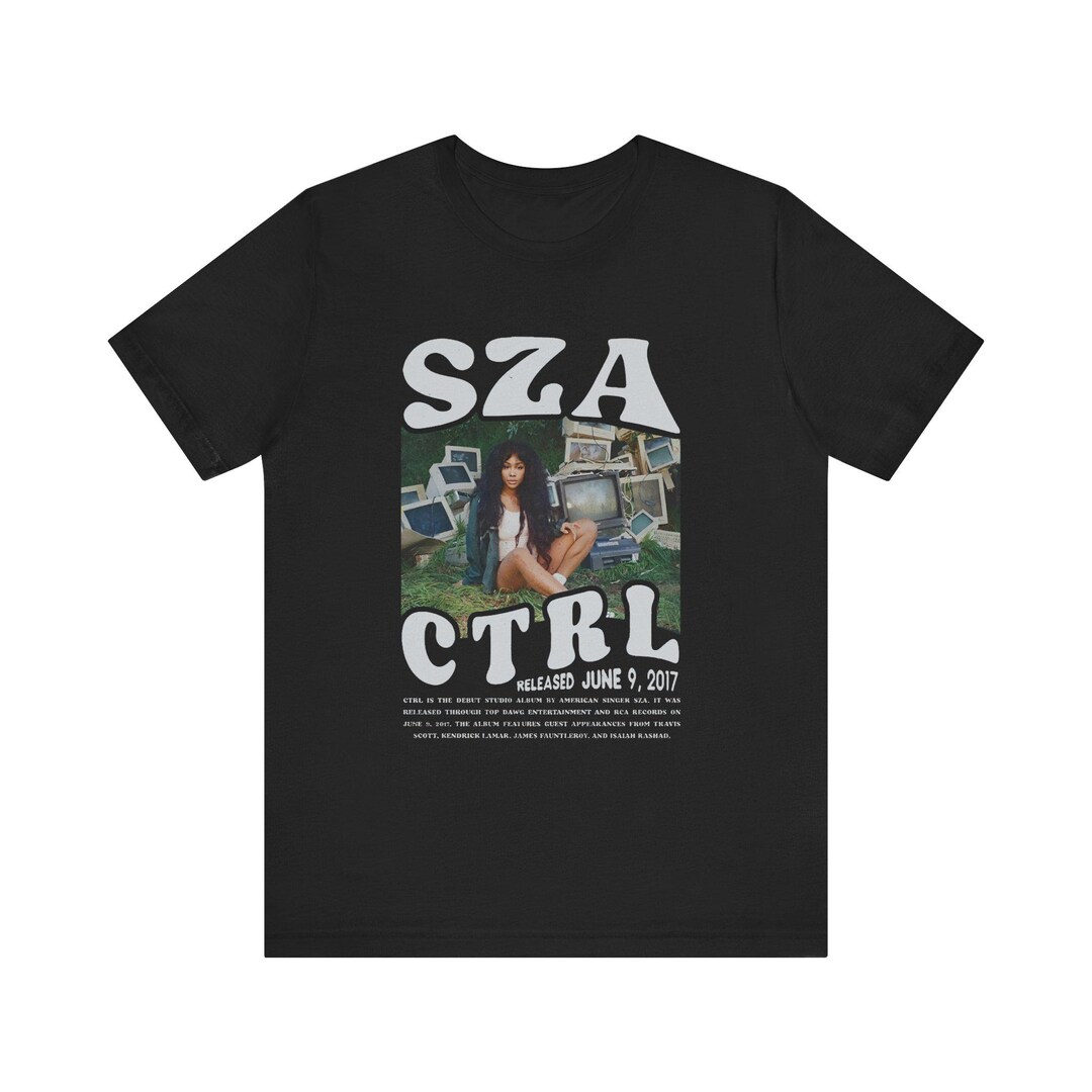 SZA CTRL Unisex Tee, Vintage Style Graphic Tee, Music Lovers Shirt ...