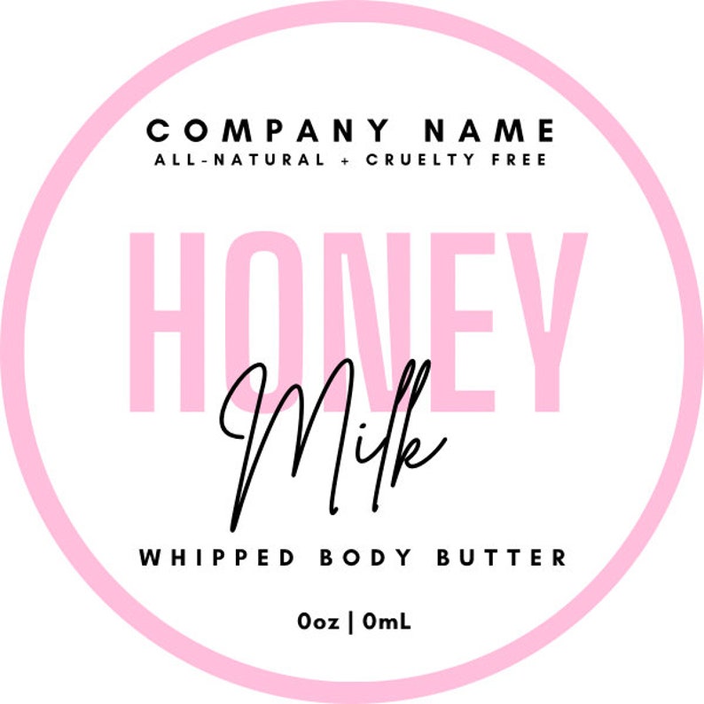 Editable Body Product Labels CANVA, DIY Cosmetic Labels, Editable ...