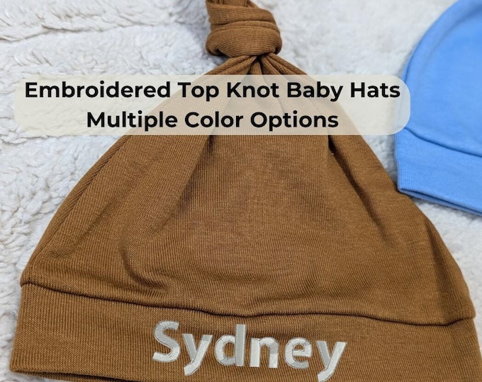 Personalized Baby Hat Personalized Baby Gifts Custom Baby Hats ...