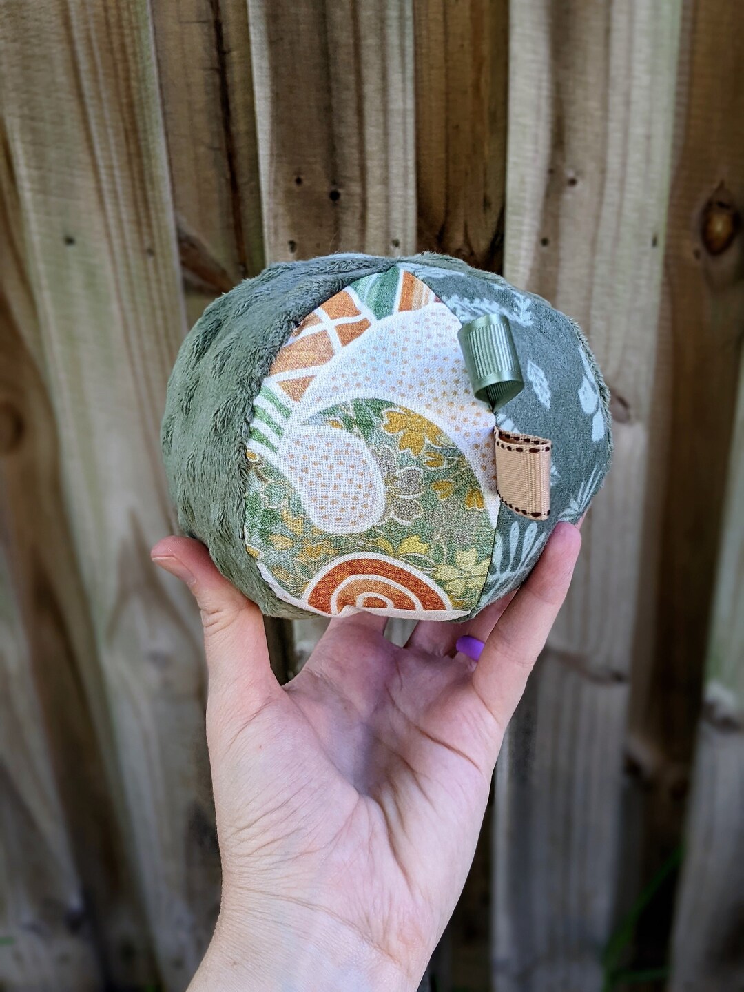 Beach Life Crinkle Ball, Sensory Baby Toy With Ribbons & Crinkle, Baby ...