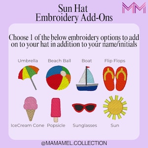 Personalized Sun Visor Hat, Beach Hat With Initials, Wide Brim Floppy ...