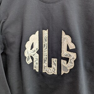 Scalloped MONOGRAM Wedding Dress Keepsake, Wedding Dress Sweatshirt ...