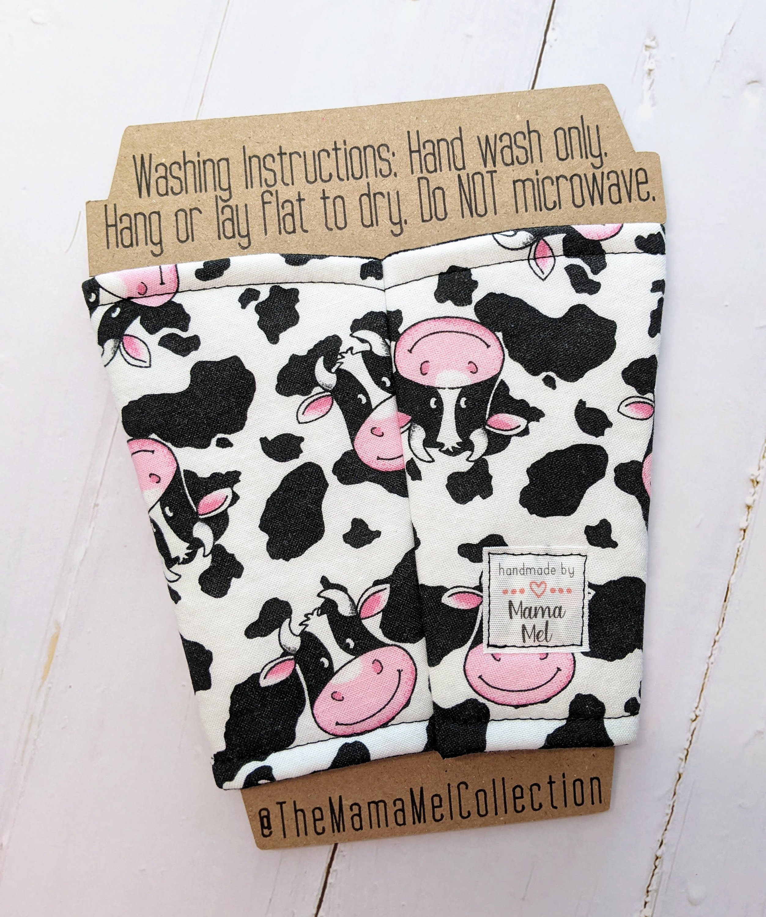 Drink Cozy 'cow Print' Drink Sleeve Can Sleeve - Etsy