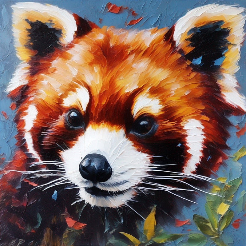 Panda Painting - Etsy