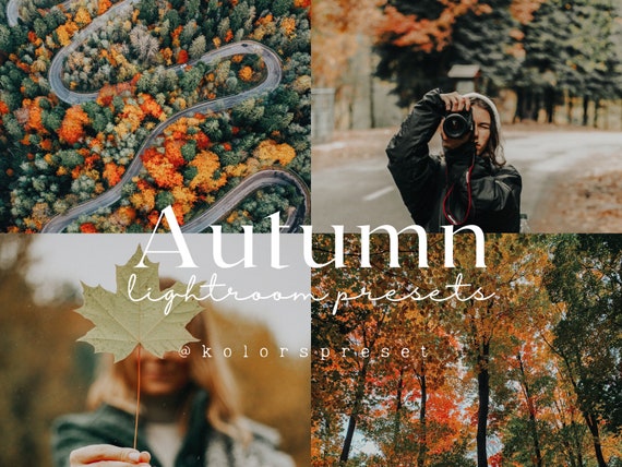 10 AUTUMN FALL Lightroom Presets for Mobile and Desktop | Etsy