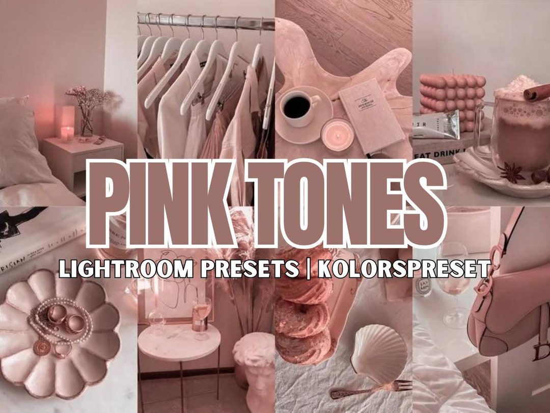 2 PINK TONES Lightroom Presets for Mobile and Desktop Pastel - Etsy