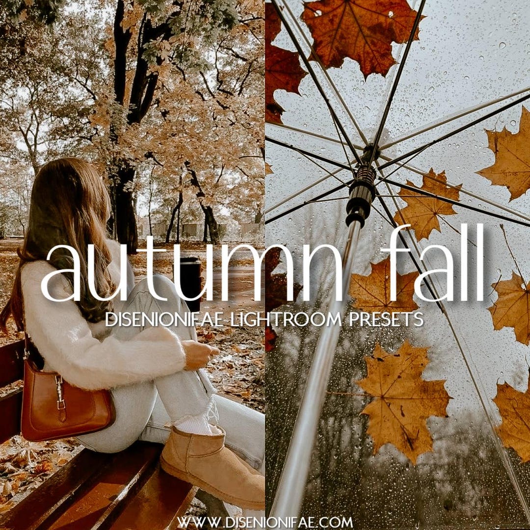 10 AUTUMN FALL Lightroom Presets for Mobile and Desktop, Cozy Fall ...
