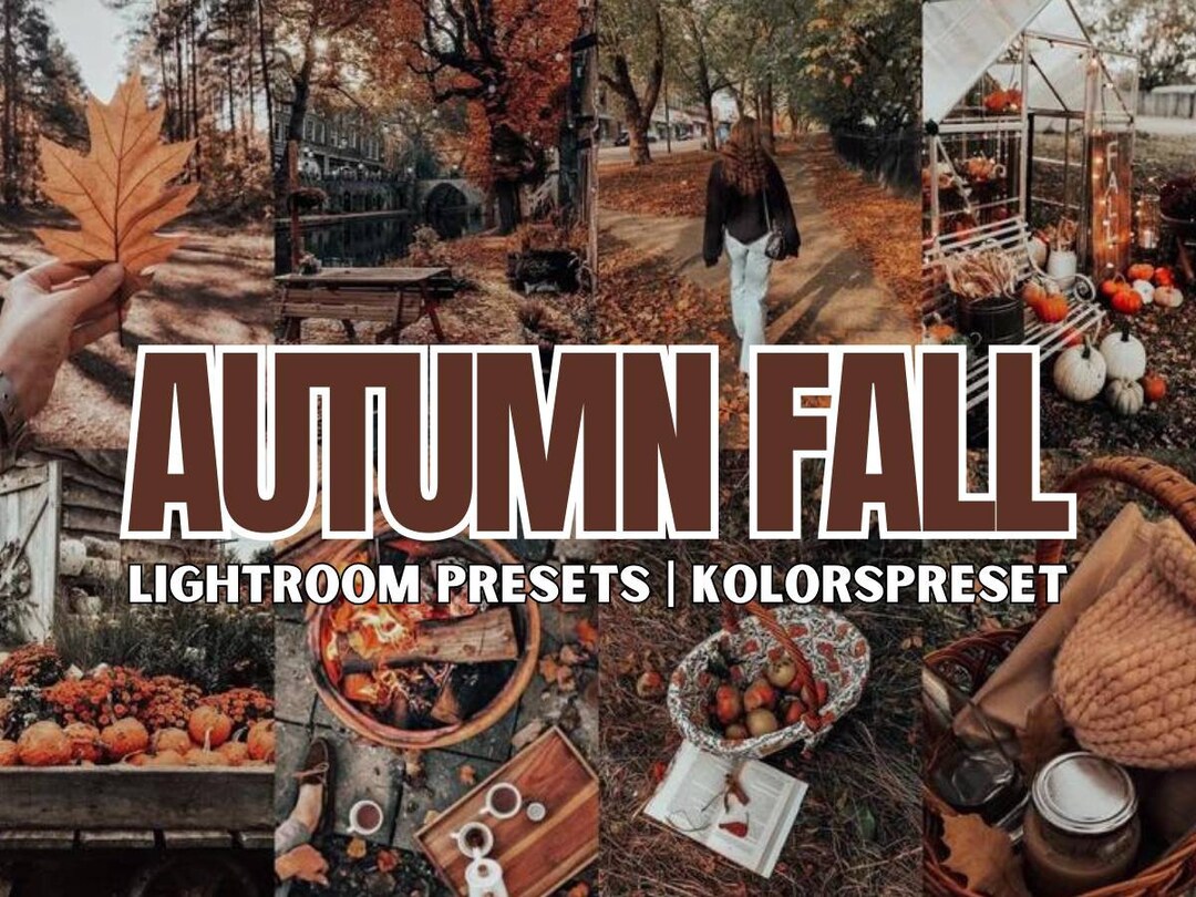 10 AUTUMN FALL Lightroom Presets for Mobile and Desktop - Etsy