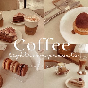 5 COFFEE VIBES Lightroom Presets for Mobile and Desktop Brown - Etsy