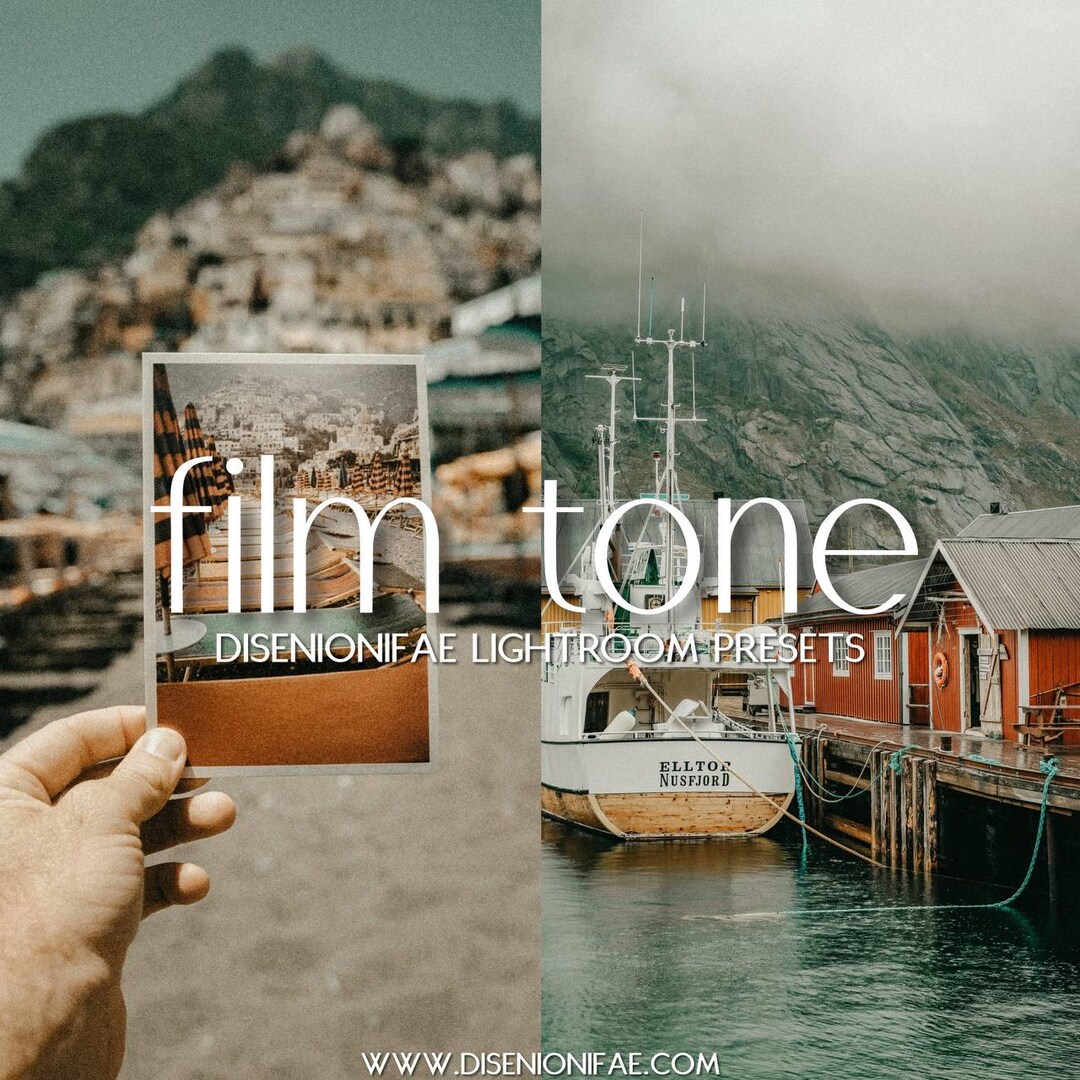 5 FILM TONE Lightroom Presets for Mobile and Desktop, Moody, Rich Tone ...