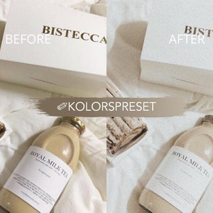 5 CREAM TONES Lightroom Presets for Mobile and Desktop, Beige Tone ...