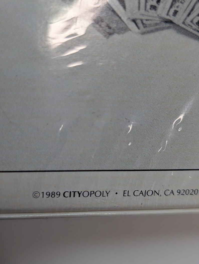 Seattle Opoly Monopoly Themed Board Game 1989 Sealed Retro Vintage ...