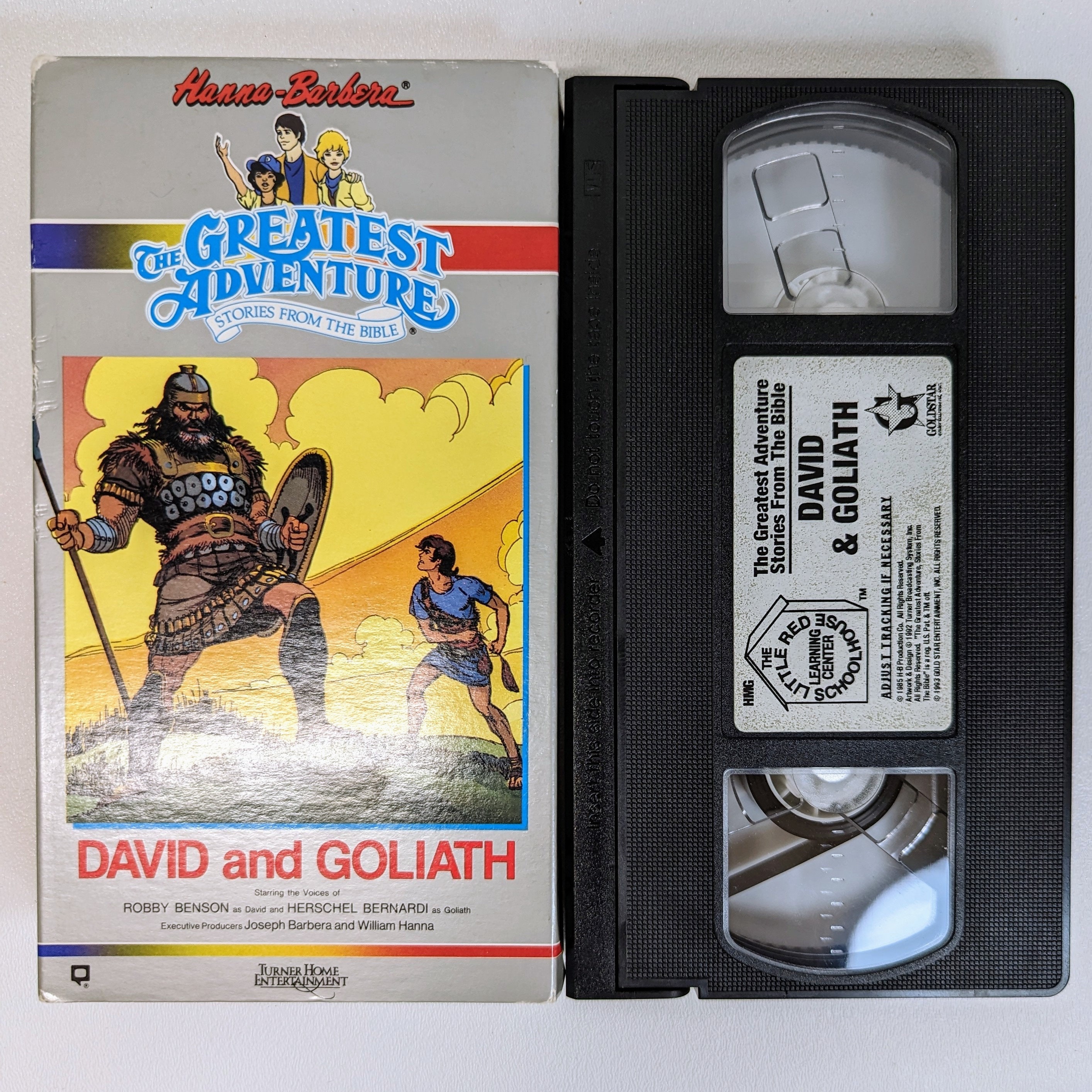 David and Goliath VHS, 1996 Hanna Barbera Greatest Adventure Stories ...
