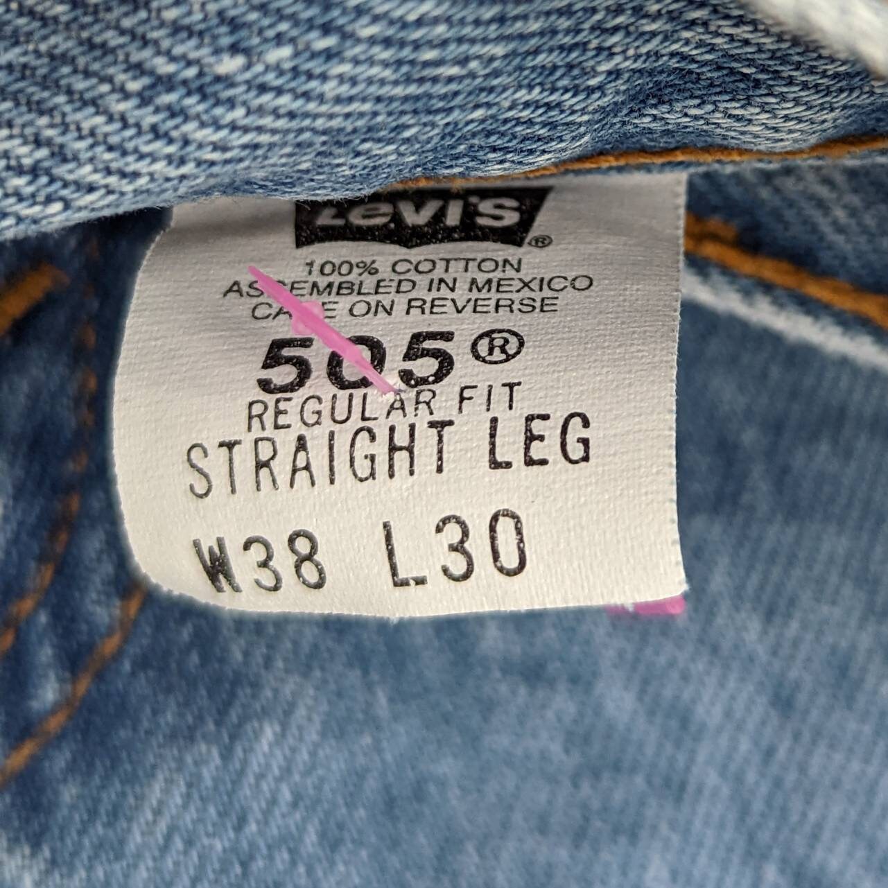 Vintage Late 90s Levi's Men's 505s Light Wash Regular - Etsy