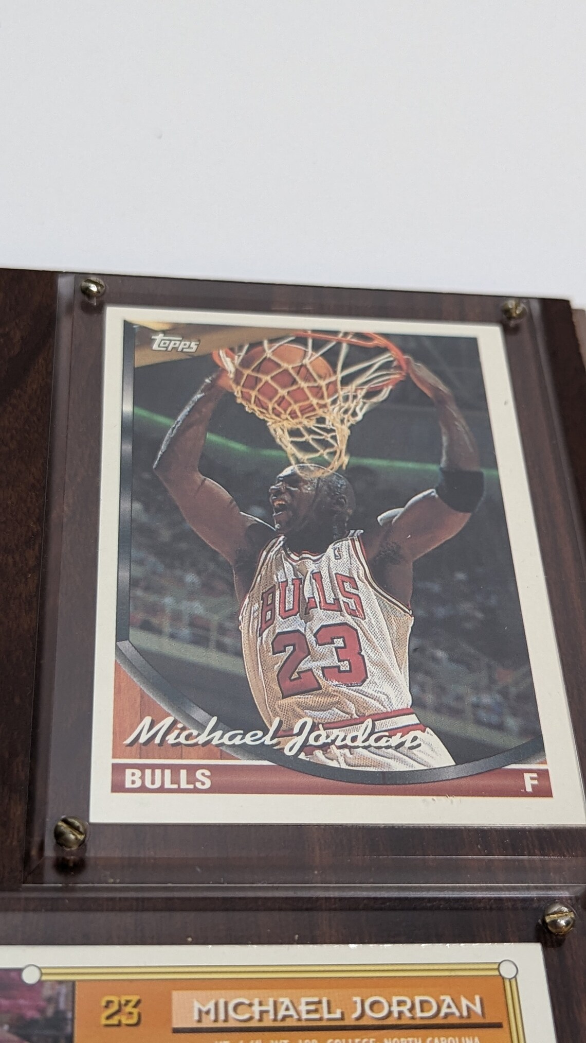 Michael Jordan 1993 Tops Chicago Bulls Basketball Plaque Cards - Etsy