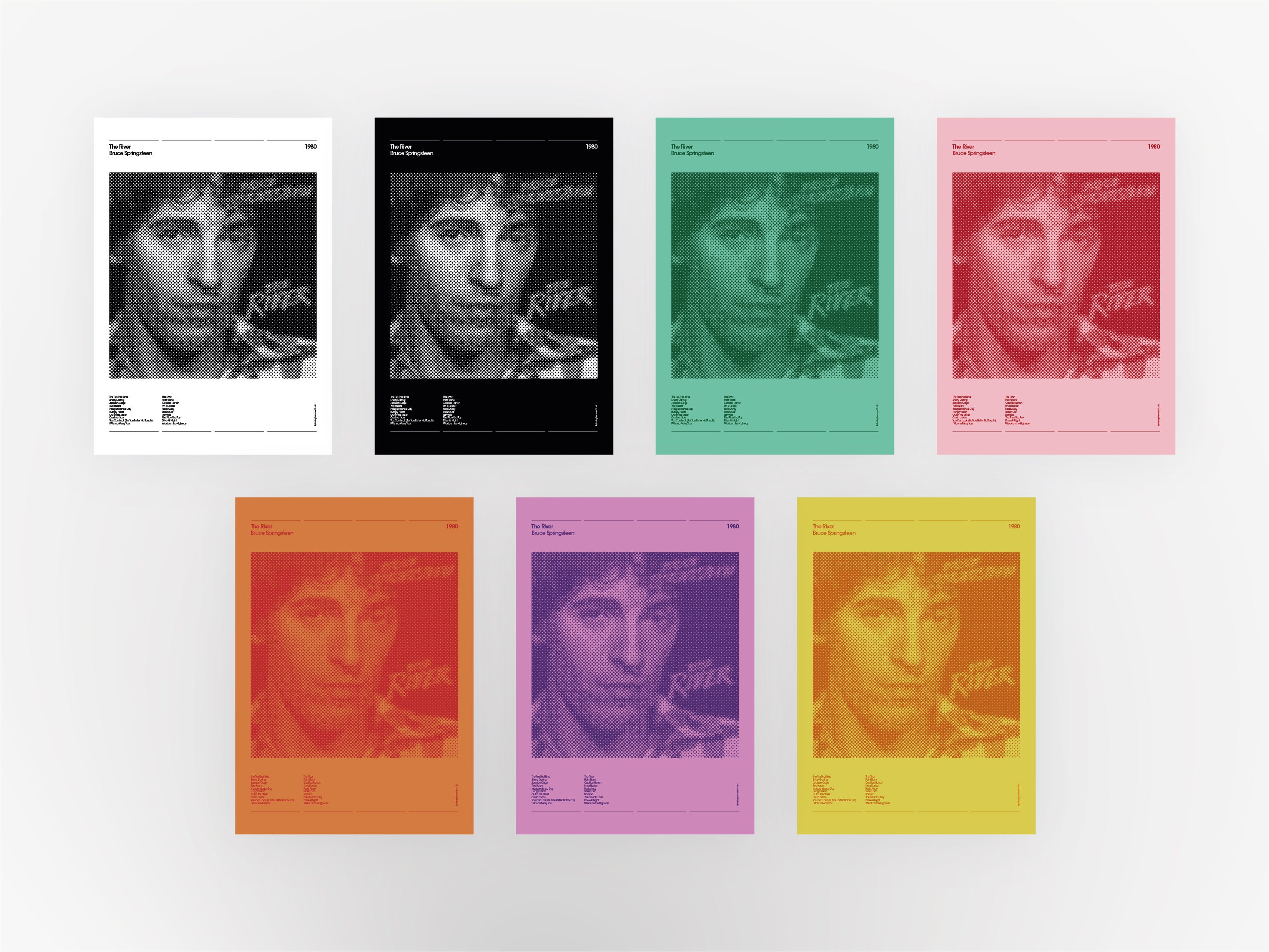 Bruce Springsteen Poster - The River Album Artwork Print Poster sold by ...