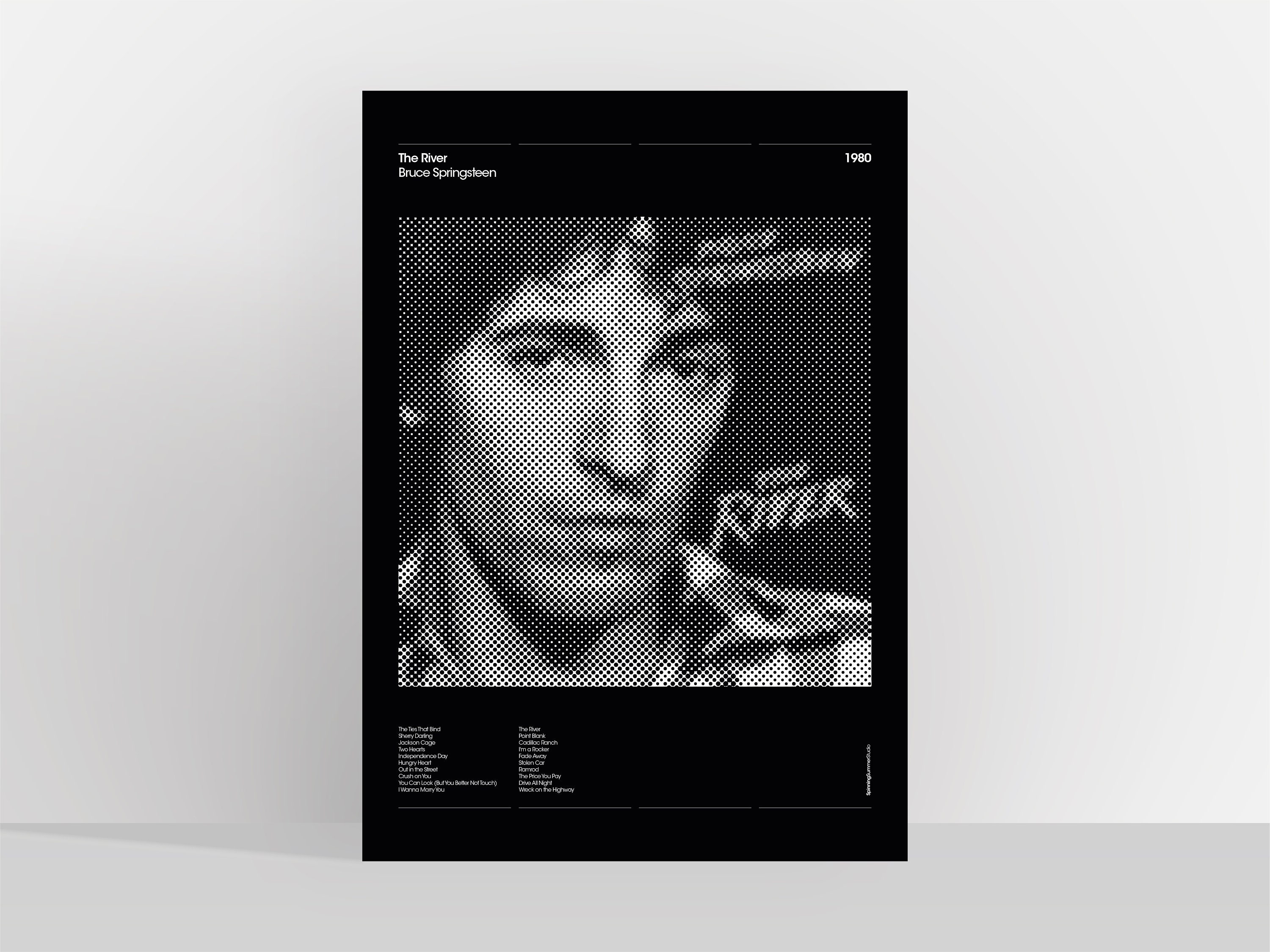 Bruce Springsteen Poster - The River Album Artwork Print Poster sold by ...
