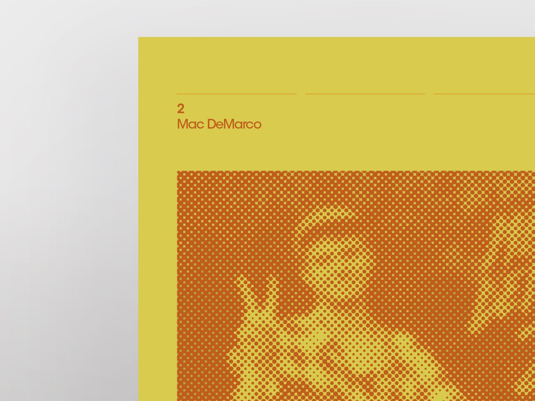 Mac DeMarco Poster 2 Album Artwork Print Mac DeMarco | Etsy
