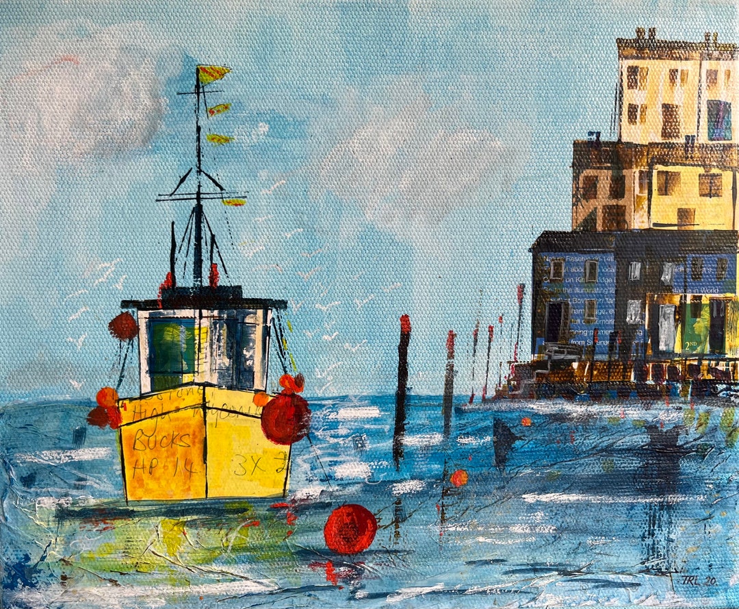 Yellow Trawler - Etsy