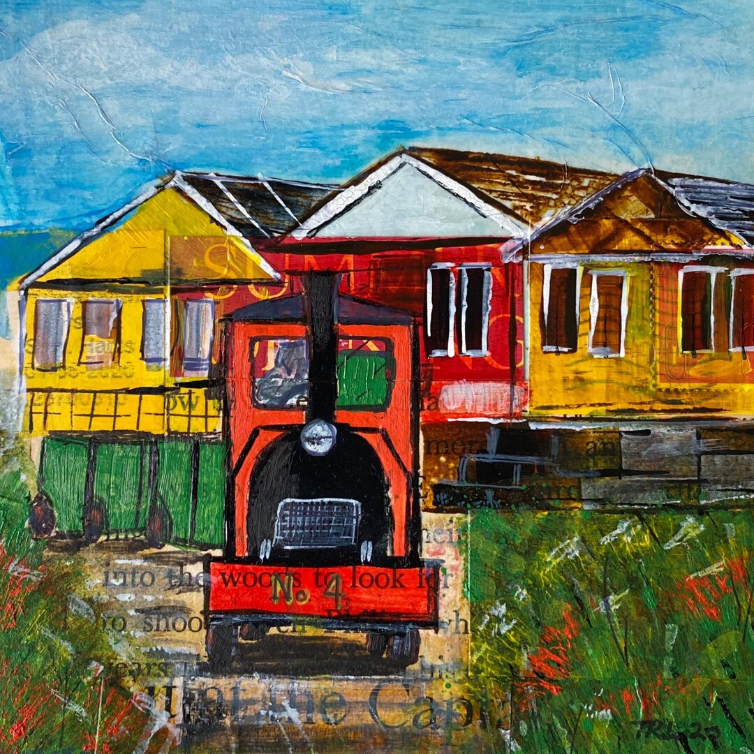 Noddy Train 'mallard' at Mudeford Spit, Hengistbury Head, Dorset - Etsy
