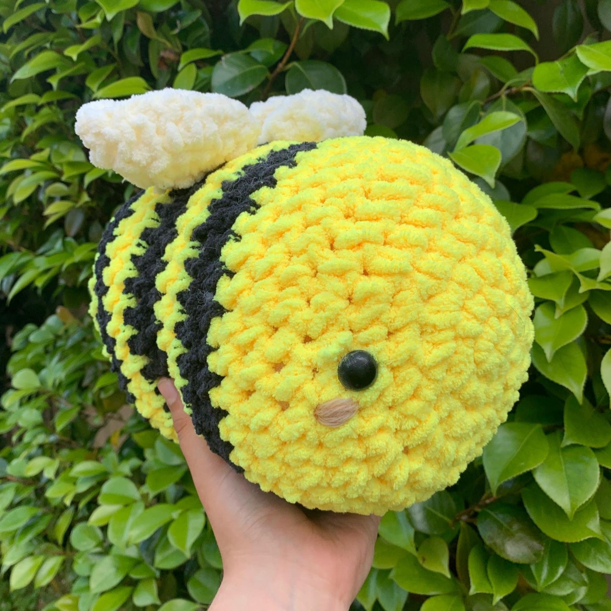 Chunky Yarn Handmade Amigurumi Bee - Etsy