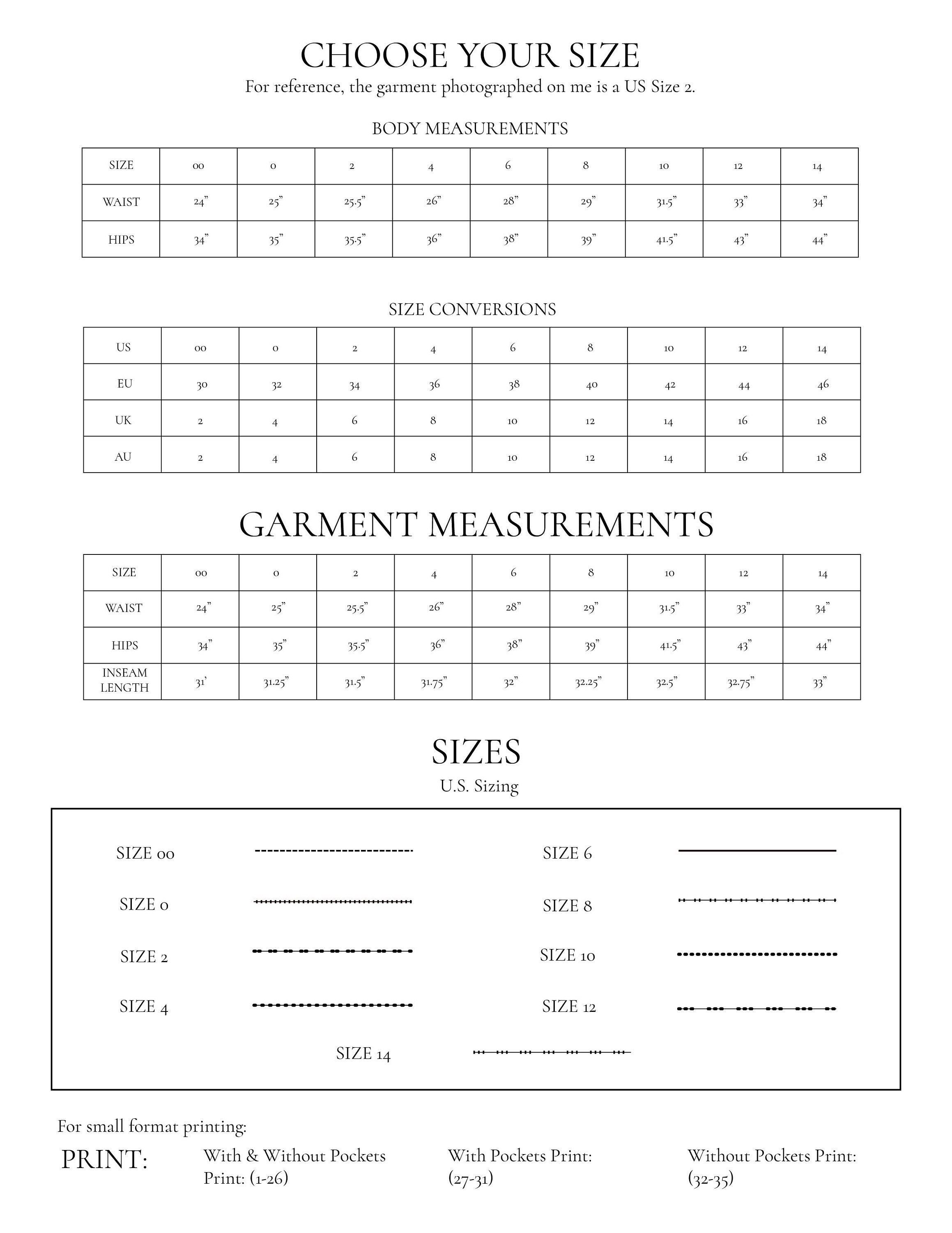 Leather Pants Digital PDF Sewing Pattern // US Size 00-14 // | Etsy Canada