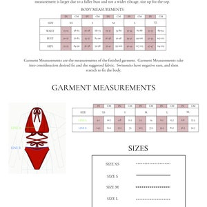 Halter Bikini (with Cheeky & Full Coverage Bottoms) Digital PDF Sewing ...