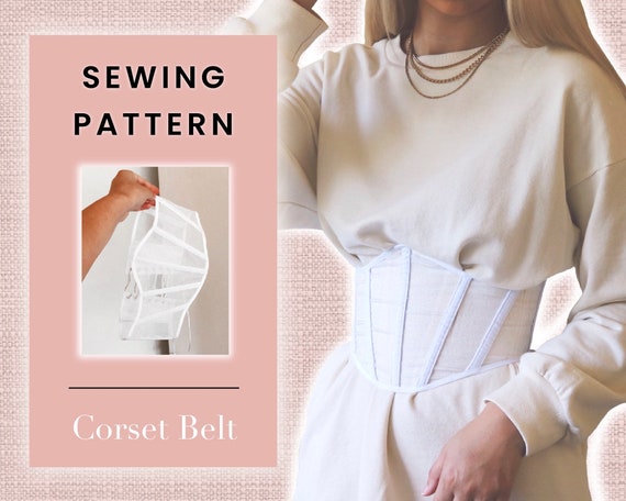 Corset Belt Digital PDF Sewing Pattern // US Size 0-14 XS-L | Etsy