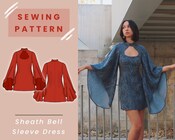 V-neck Slip Dress PDF Sewing Pattern for Women - Etsy Canada
