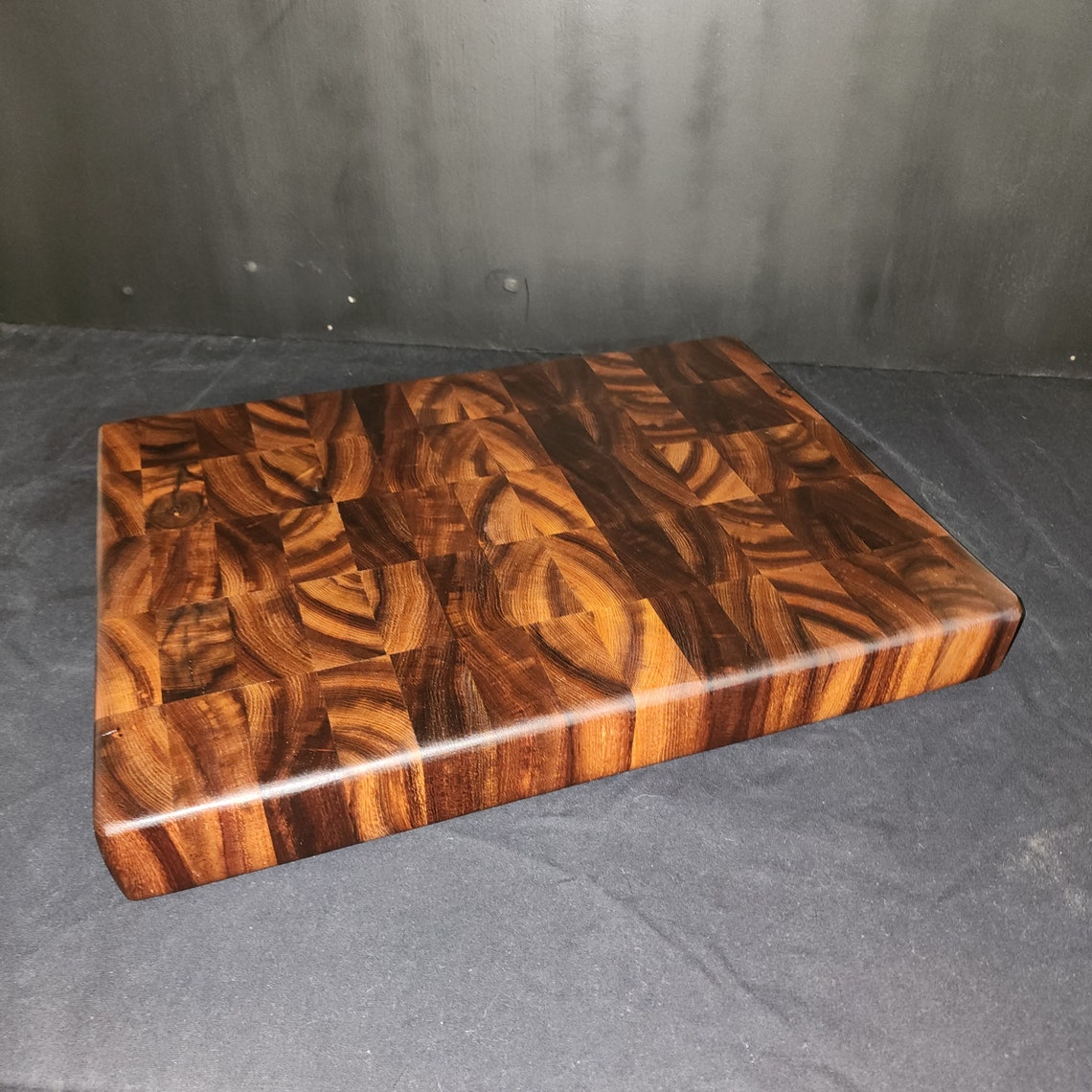 Acacia End Grain Cutting Board - Etsy