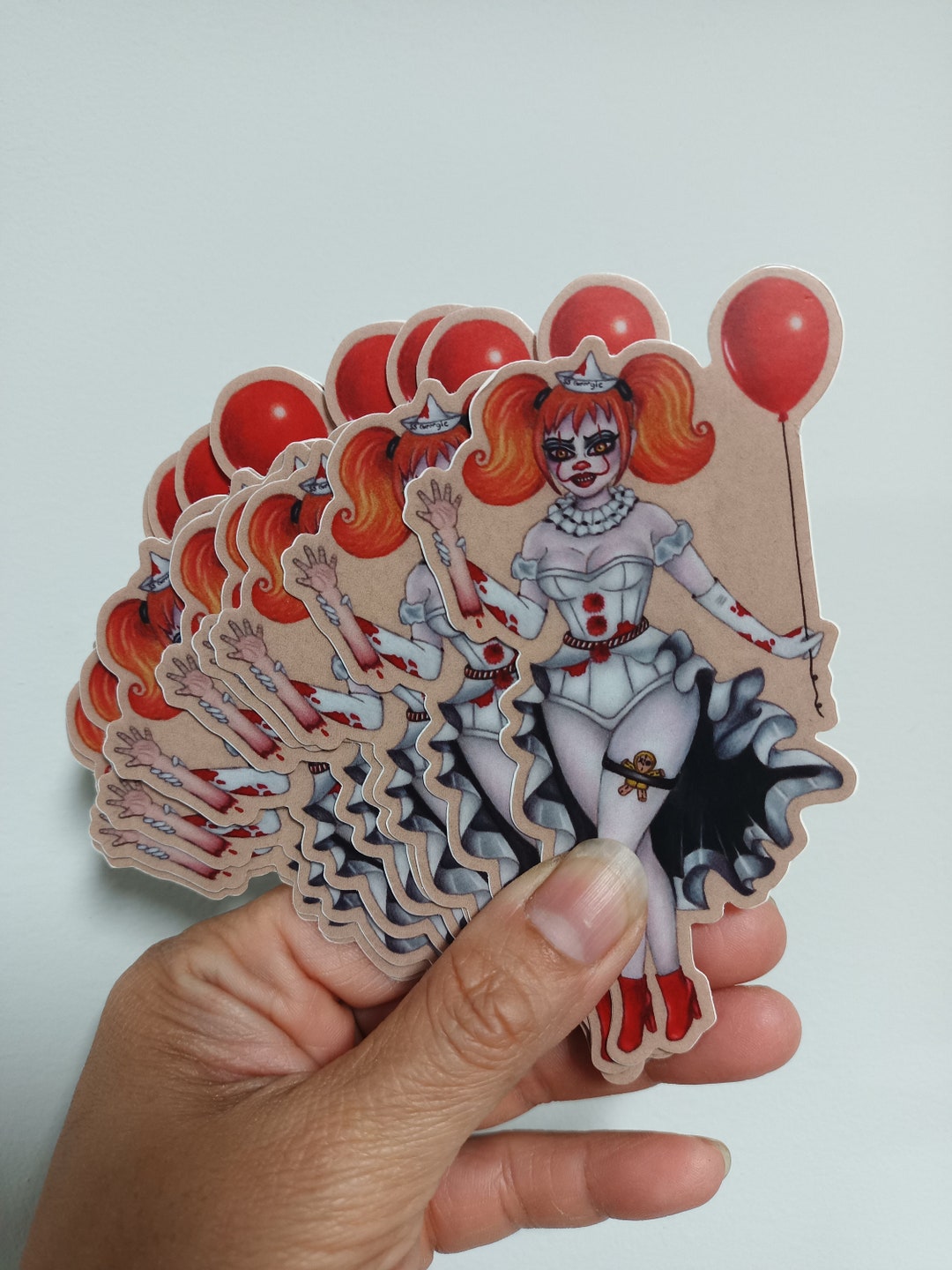 Lady Pennywise Art Sticker - Etsy