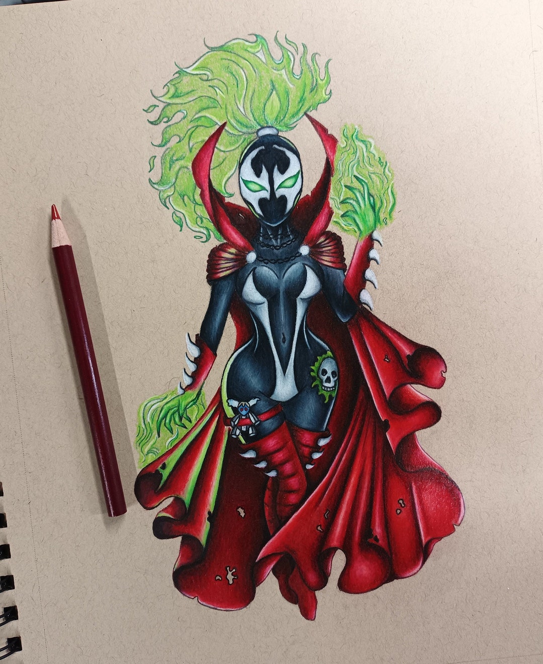 Lady Spawn Art Print - Etsy