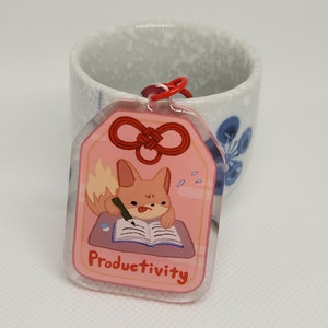 Good Luck Charm Keychains | Japanese Omamori, Kawaii Animals | Water ...