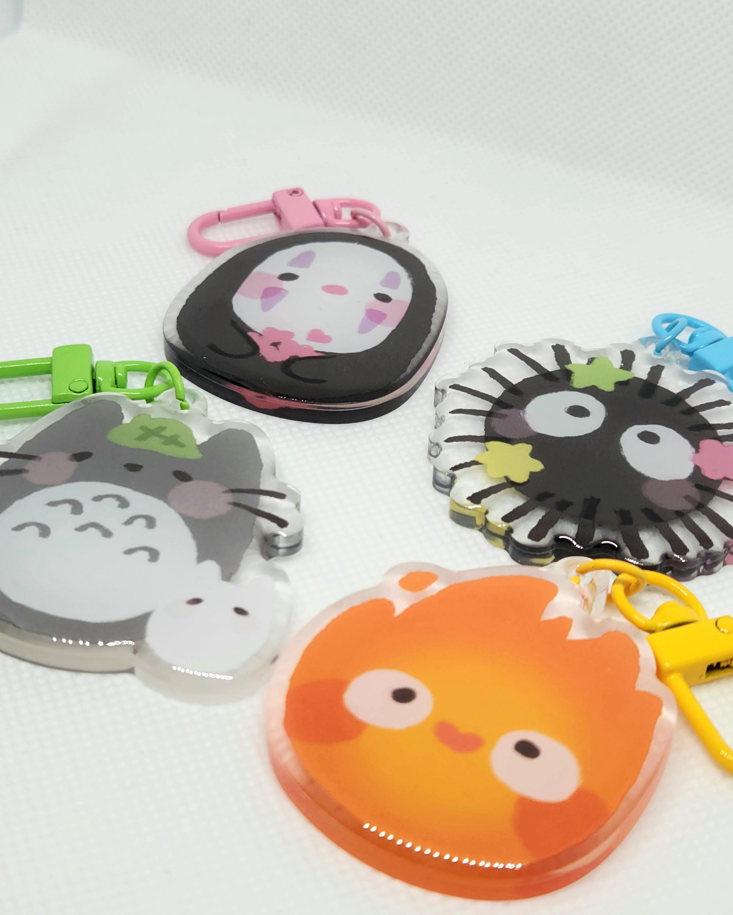 Anime Acrylic Epoxy Keychains | Japanese Anime, Movie | Water Resistant ...