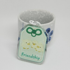 Good Luck Charm Keychains | Japanese Omamori, Kawaii Animals | Water ...