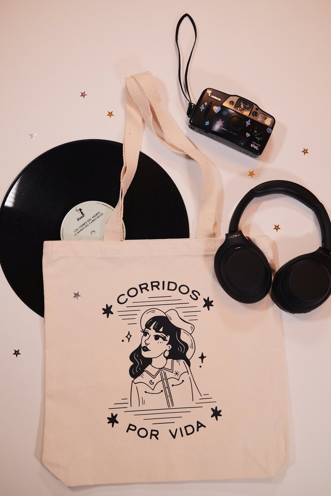 Corridos Por Vido Tote Bag Latina Chicana Accessory Organic Canvas Tote ...