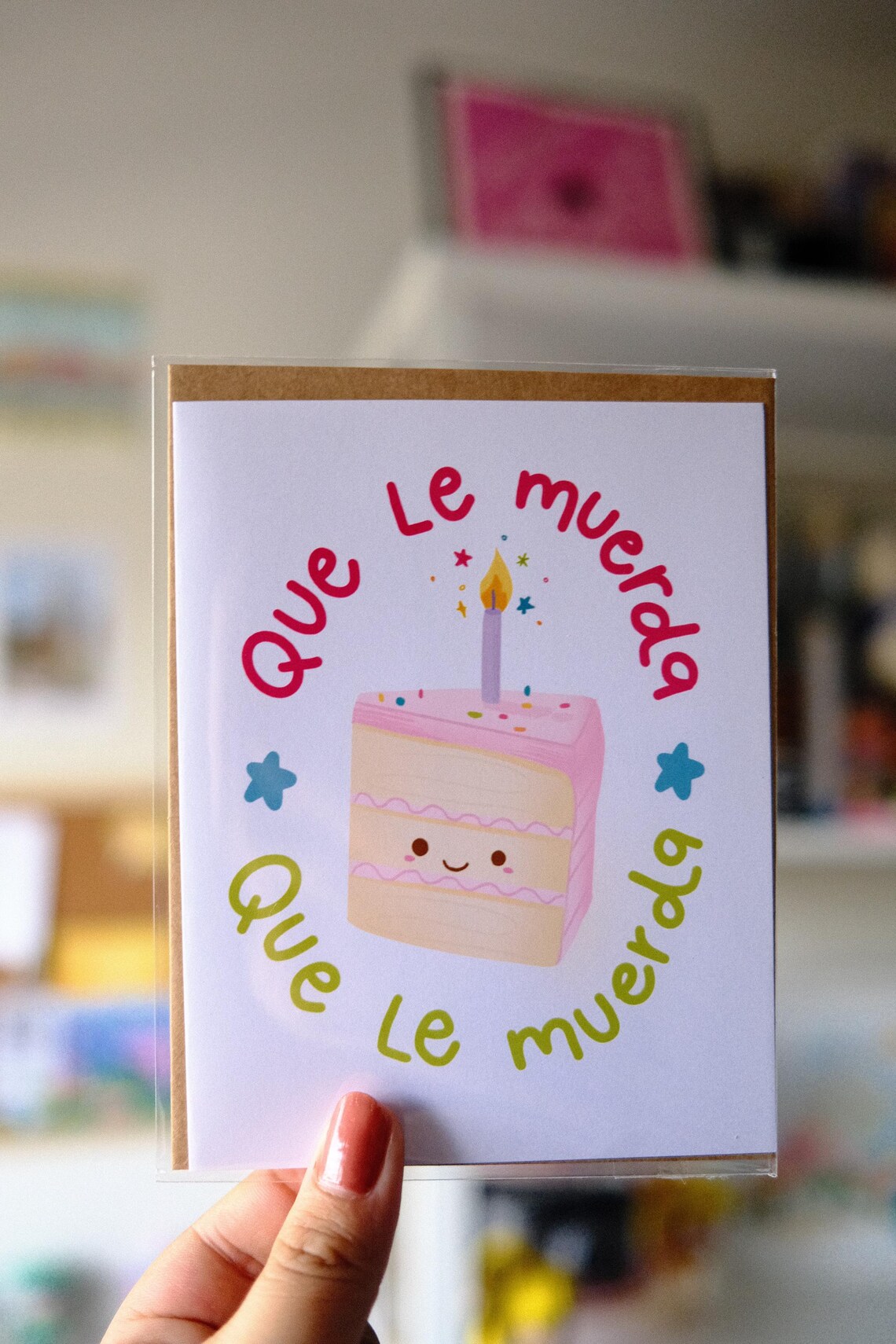 Feliz Cumpleaños Spanish Greeting Card | Latinx Birthday Card Pastel ...