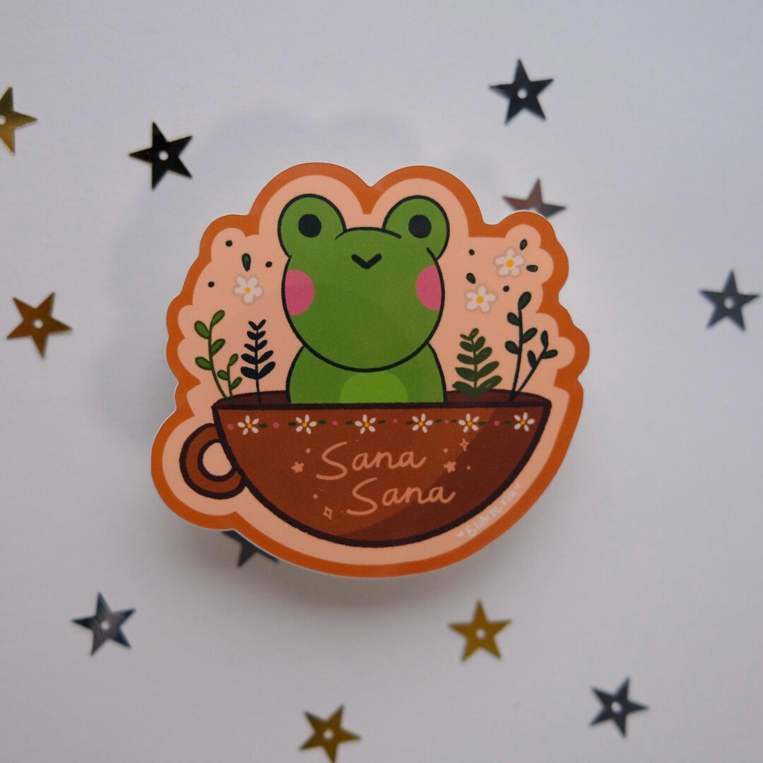 Sana Sana Rana Ranita Sticker Latino Hispanic Culture Art Mexicana - Etsy