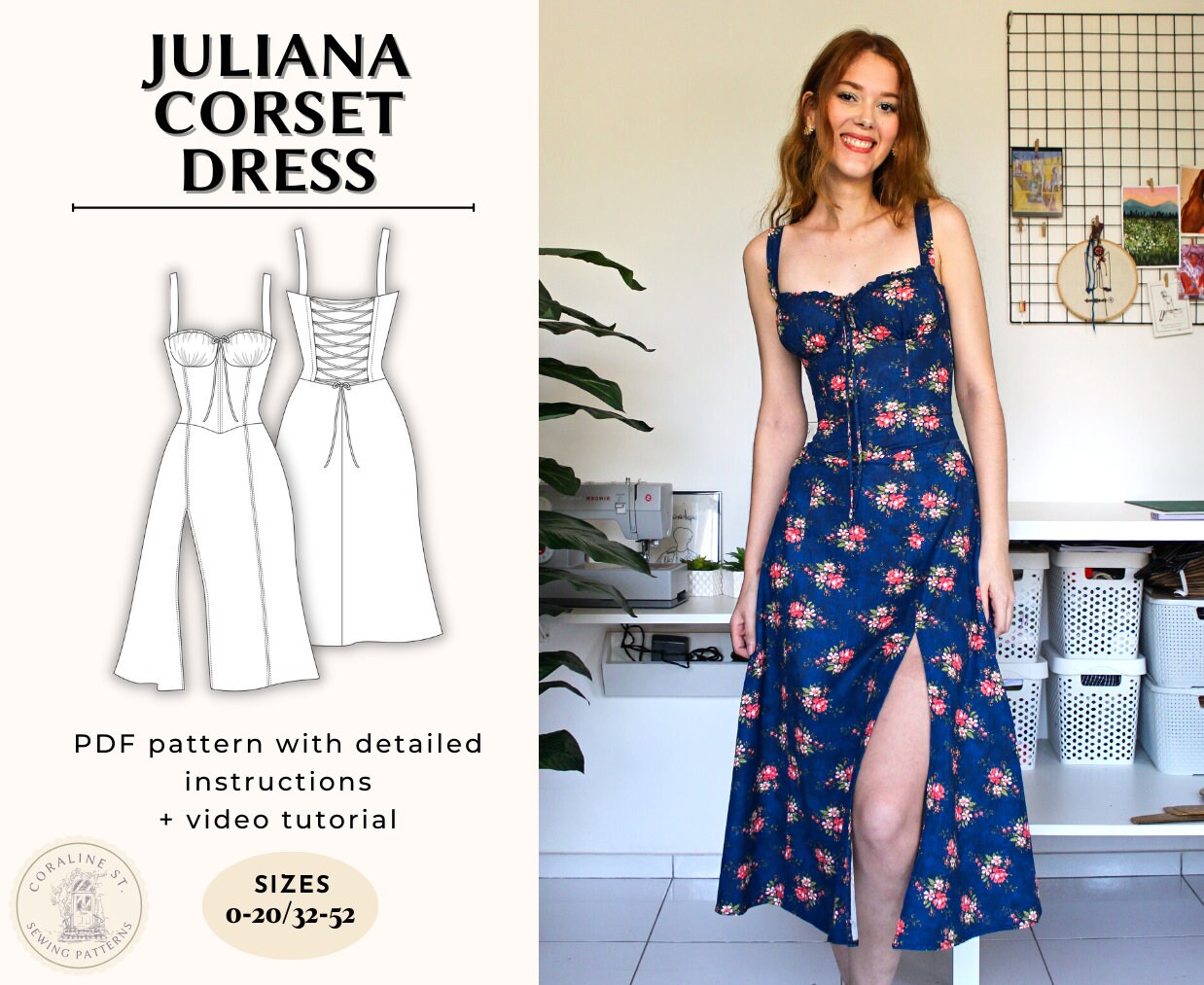 Vestido de corsé Busto recogido Copa de espuma Flare Falda midi ...