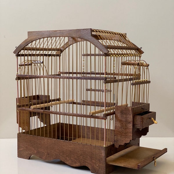 Shop Wooden Bird Cage - Etsy