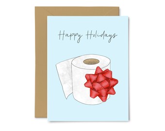 Toilet Paper Card | Etsy