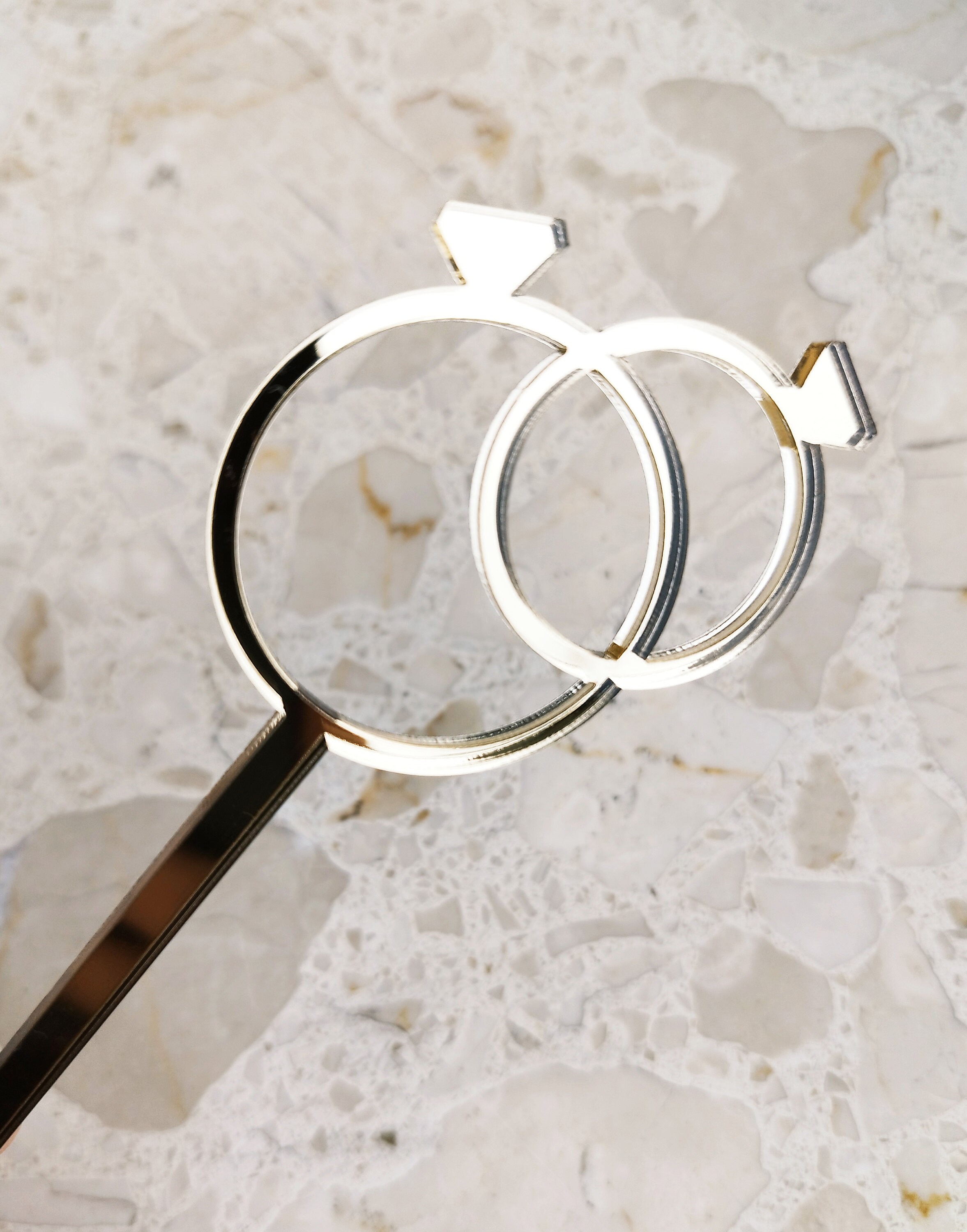 Ring Cake Toppers, Drink Stir Sticks, Wedding Cocktail Stirrers, Party ...