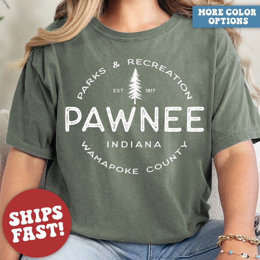 Comfort Colors® Parks and Rec Shirt, Pawnee Shirt, Parks and Recreation ...